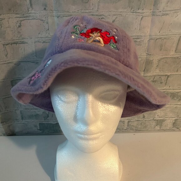 Disney | Accessories | Disney Purple Little Mermaid Ariel Bucket Hat ...